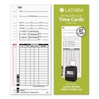 Lathem Time E79-100 Time Cards For Lathem 7000e And 7500e Time Clocks ...