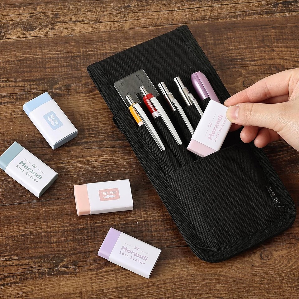 Mr. Pen- Erasers, 10 Pack, Pencil Eraser, Muted Morandi Colors, Erasers ...