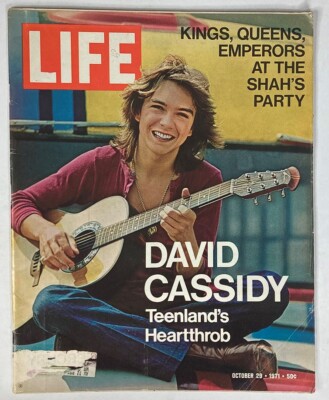 VTG Life Magazine October 29 1971 Vol 71 #18 David Cassidy Teenland's ...