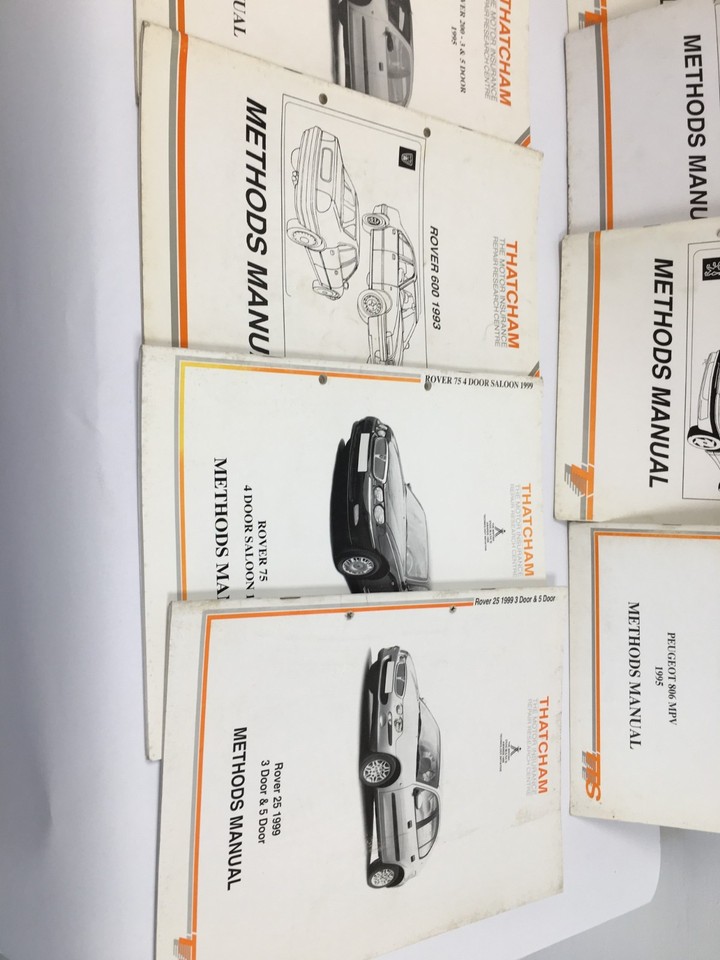 Thatcham Body Repair Methods Manuals x 9 Peugeot & Rover | eBay UK