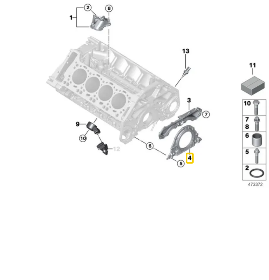 BMW Dachhaube mit Schaftdichtung Original 11148483798 | eBay