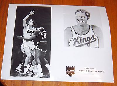 john block kansas city-omaha kings 1970's basketball | eBay