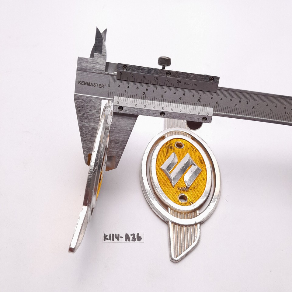 GENUINE SUZUKI T125 T200 T250 T350 T500 TC125 STINGER EMBLEM GAS TANK ...