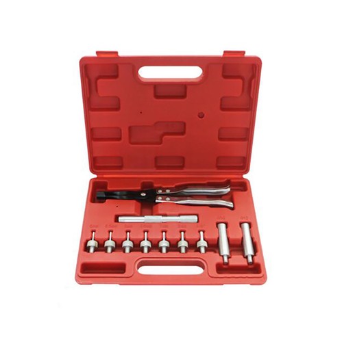 11pcs Car Valve Stem Seal Seating Tool Remover Installer Pliers Set Y ...