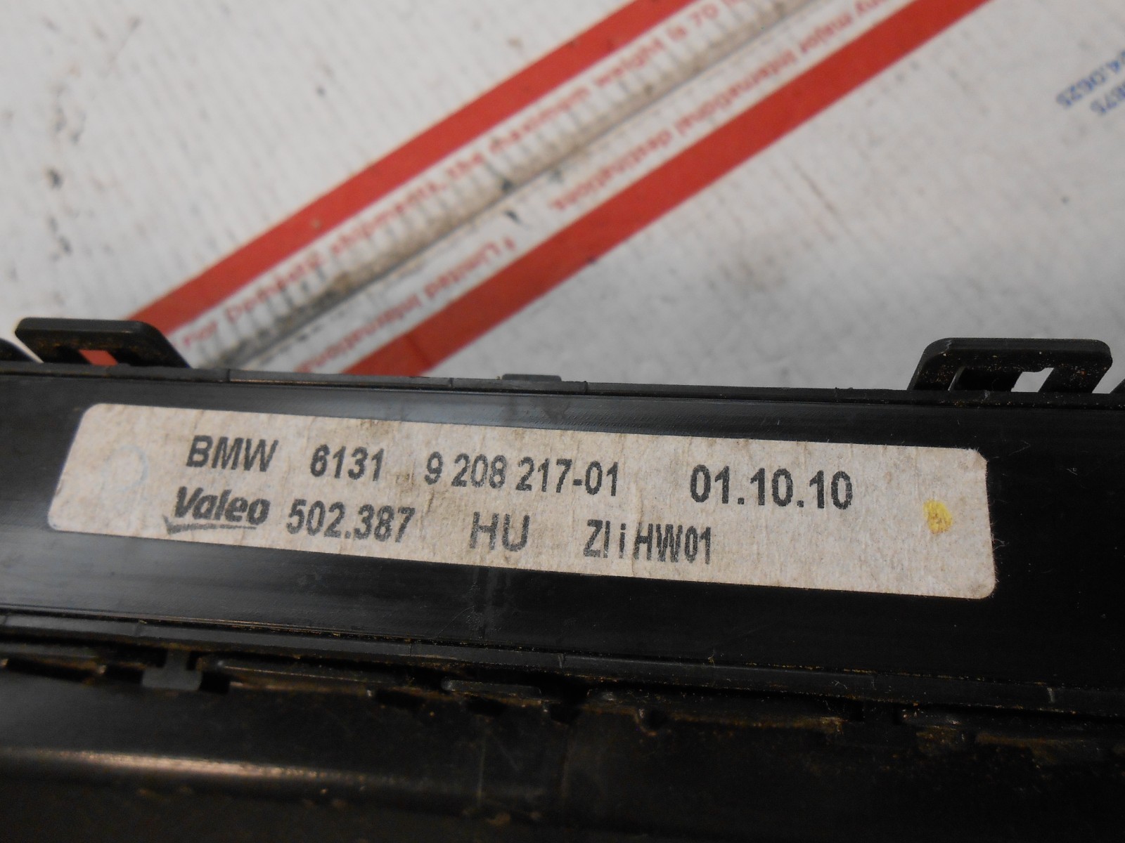 2011 BMW DASH INSTRUMENT PANEL CLUSTER 61319208217 Ri0943 | eBay