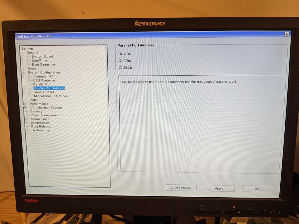 Dell Windows XP SP3 Desktop Computer 32-Bit RS232 Serial and Parallel ...