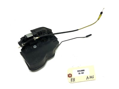 2007-2013 BMW X5 E70 RIGHT PASSENGER REAR DOOR LOCK LATCH ACTUATOR OEM ...