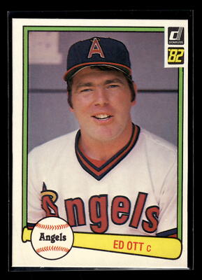1982 Donruss Baseball #192 Ed Ott "Set Break" Mint California Angels | eBay