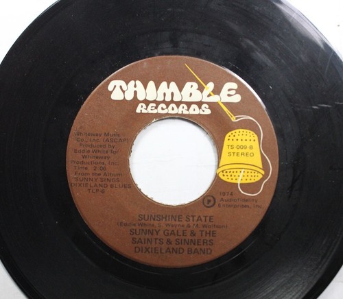 Jazz 45 Sunny Gale & The Dixieland Band - Sunshine State / Birmingham ...