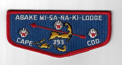 OA 393 Abake Mi-Sa-Na-Ki S2 Flap RED Bdr. CCC, Massachusetts [JB-1639 ...