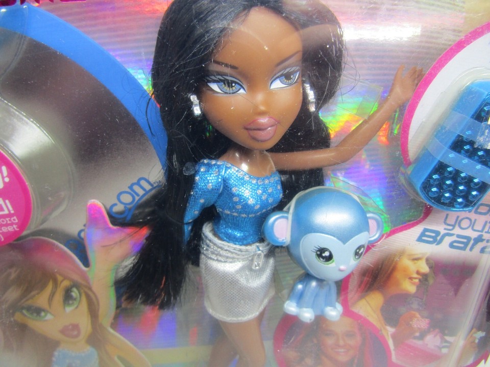MGA Entertaiment Bratz Be-Bratz.com Dark Skin & Hair Sasha Doll with E ...