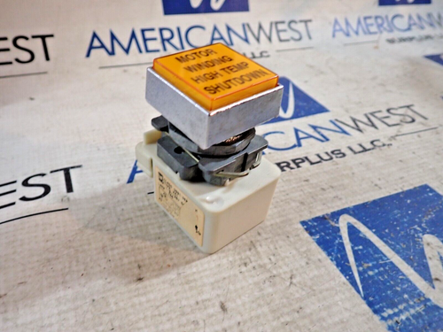 9001KM1 SQUARE D Light Module Amber Light ser H Motor Winding High Temp ...