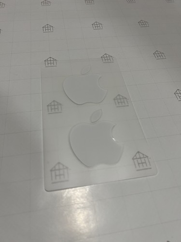 NEW White Apple Logo Sticker Decal Large | eBay