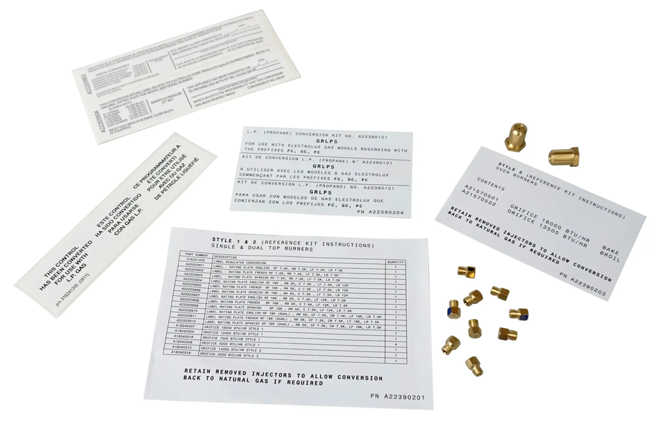 GRLP5 Range Natural Gas to LP Propane Conversion Kit For Frigidaire | eBay