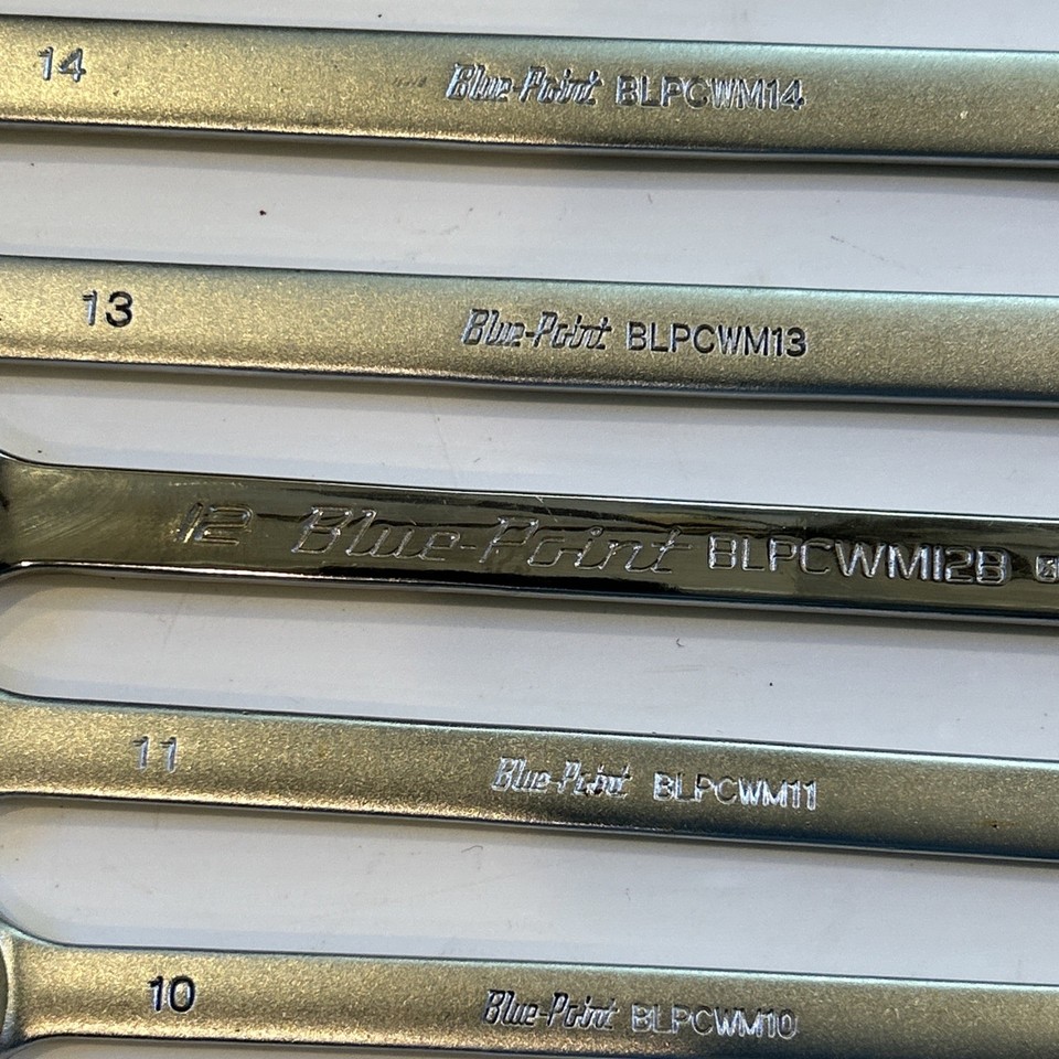 BLUE POINT 10Pc Metric Combination Wrench Set BLPCWM Series 10-19mm ...