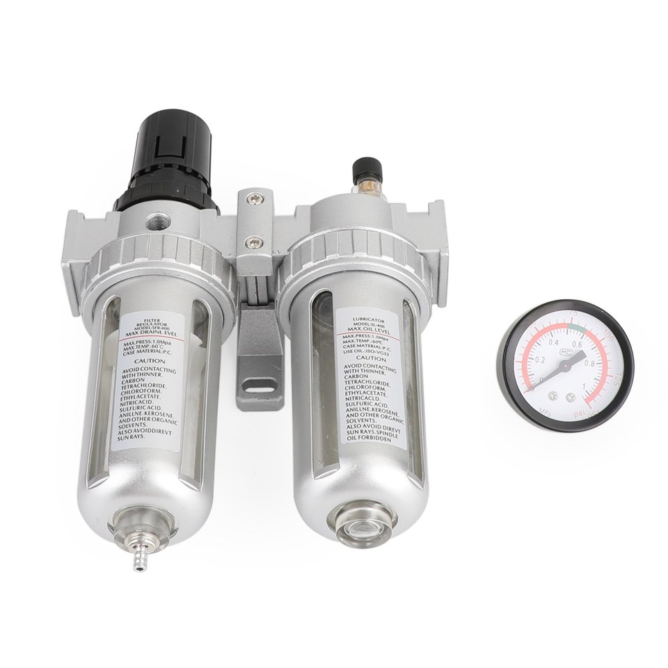 1/2"in Air Compressor Filter Oil Water Separator Trap Tools With ...