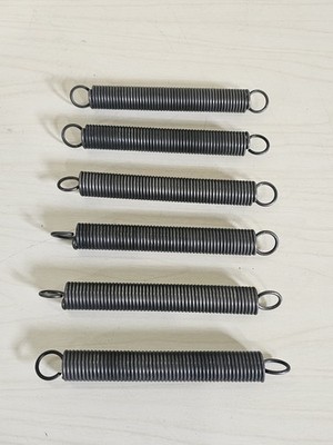 Lot of Six (6) Heavy-Duty Tension Spring With End Clips | eBay