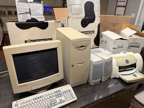 Vintage Gateway 2000 Computer System – Original Boxes – Ready for OS ...