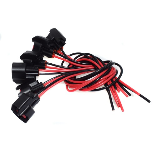 Set of 6 Fuedl Injector Pigtail Connectors For Ford Chevy DODGE FAST ...