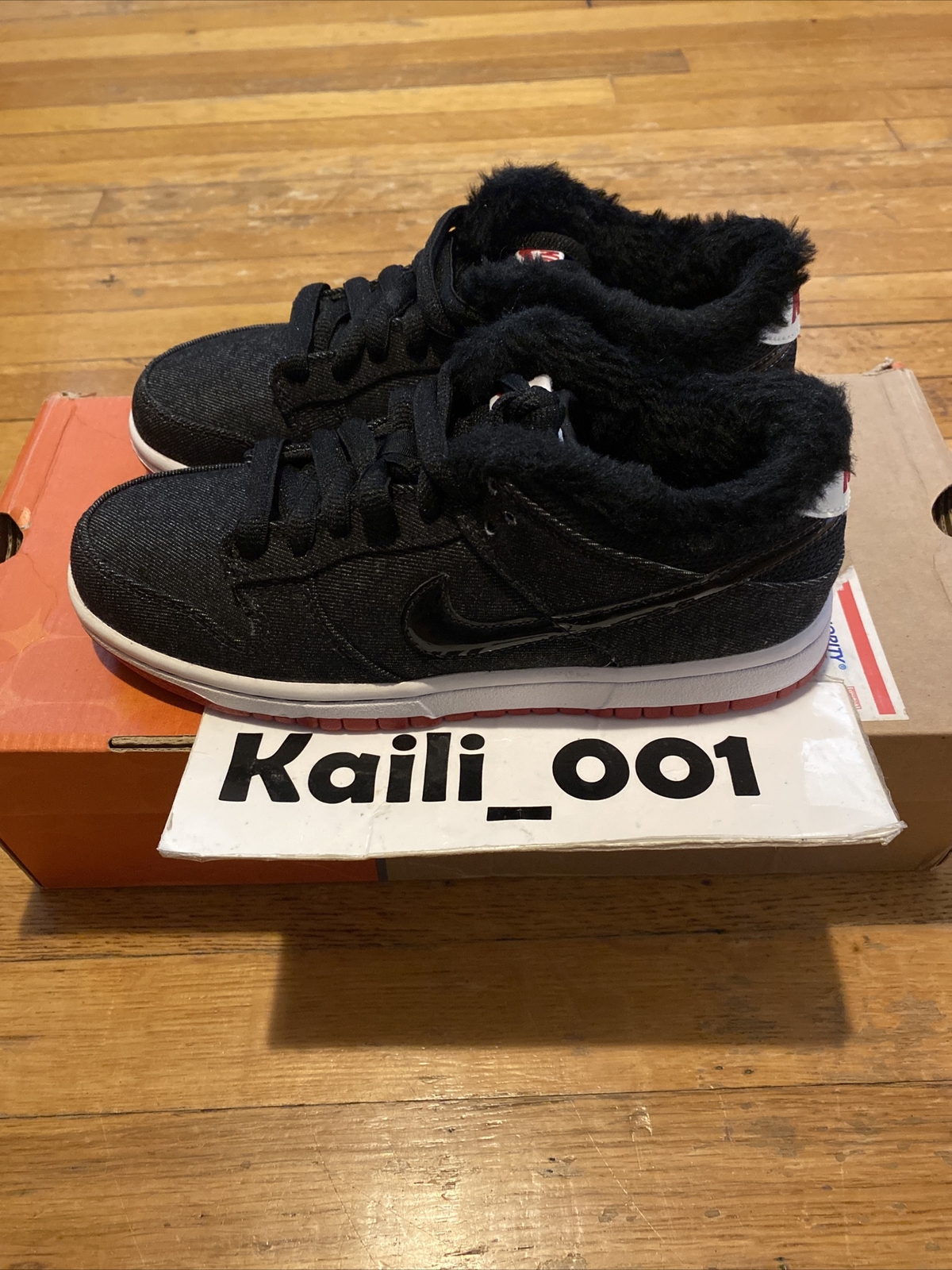 Nike Dunk Low Premium Sb Size 4 B grade Larry Perkins 313170-007 A | eBay