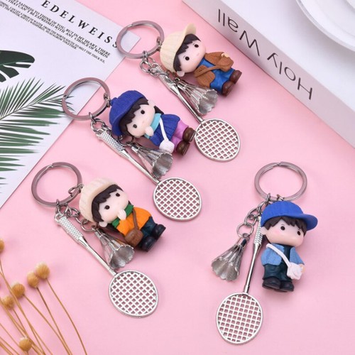 Creative Mini Badminton Keychain Creative Mini Badminton Keyring Cute ...