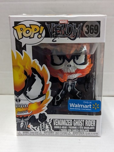 Funko Pop! Marvel Venom #369 Venomized Ghost Rider Walmart Exclusive ...