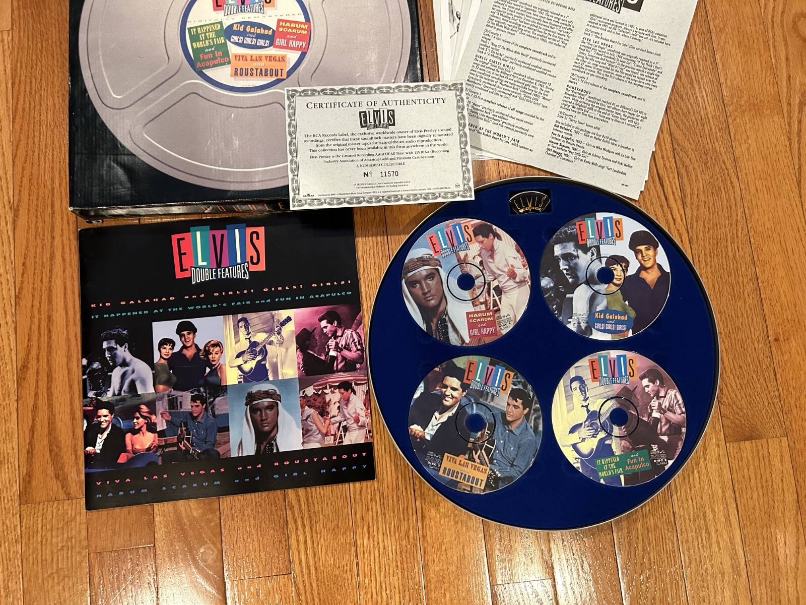 Elvis Double Features Digitally Remastered 4 CDs 8 Soundtracks In Film ...