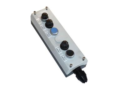 EATON IEC60947-5-1 PUSH BUTTON ENCLOSURE W/ 2 PUSH BUTTONS & 3 SELECTOR ...