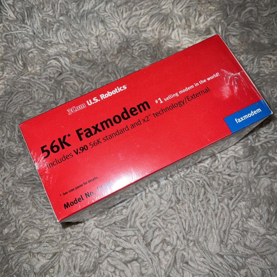 3COM U.S. Robotics 5686 56K X2 External Modem | Super Rare 738168009015 ...