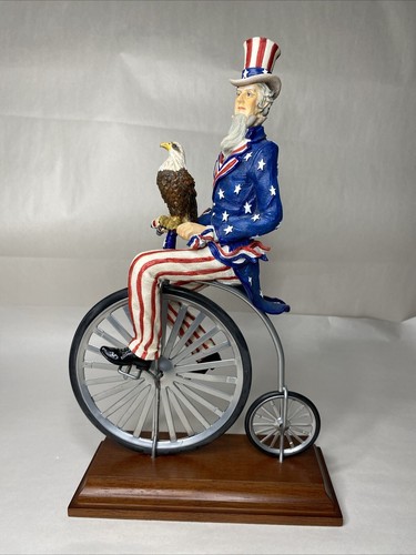 Lenox Patriot's Pride Uncle Sam On A Bicycle 2001 | eBay