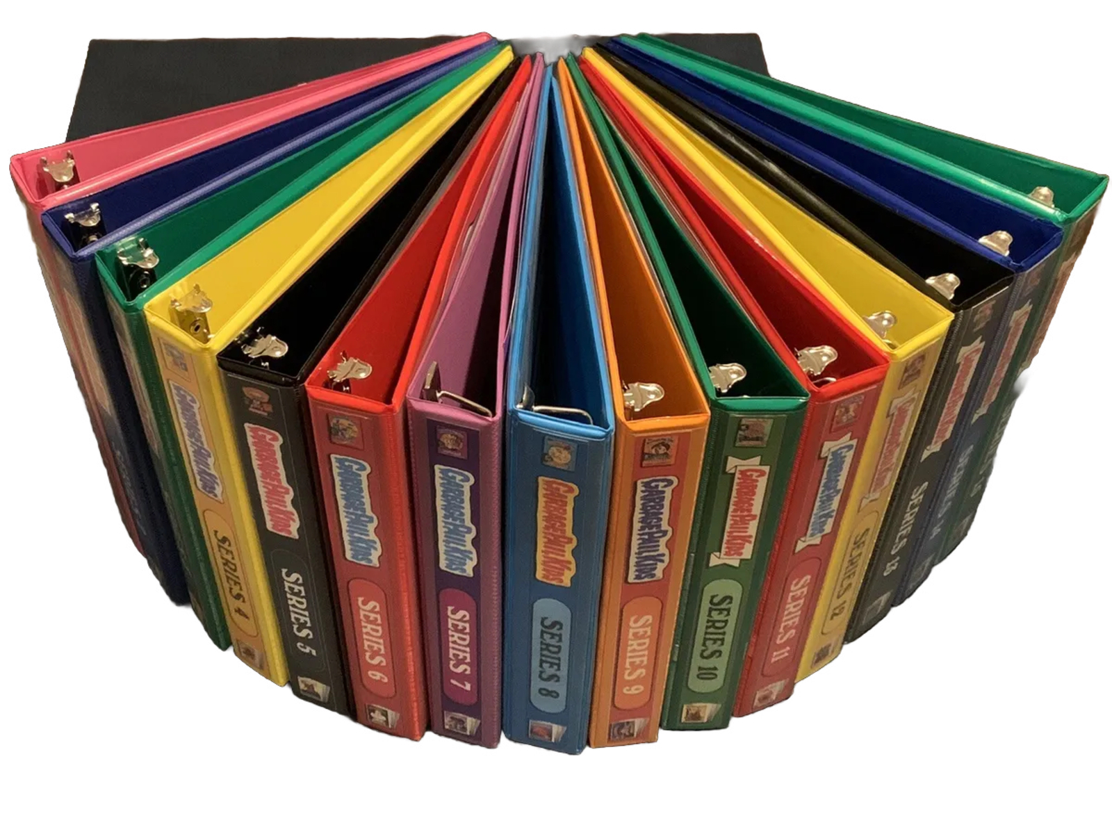 GARBAGE PAIL KIDS COLOR BINDERS WITH FRONT,BACK & SPINE PRINT OS1-OS15 ...