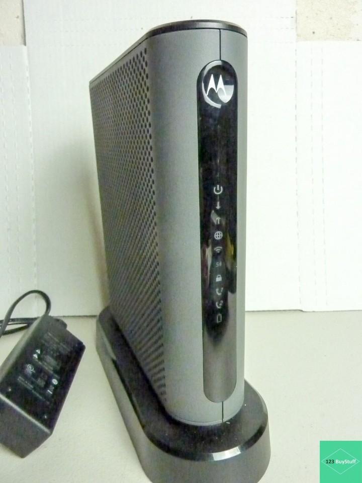 Motorola MT7711 24X8 Cable Modem and AC1900 Dual Band Wi-Fi Gigabit ...