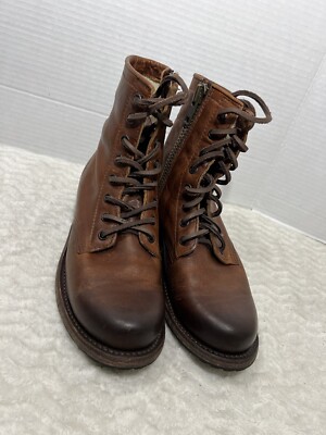 Freebird by Steven Manchester Women’s Size 7 Cognac Leather Lace Zipper ...