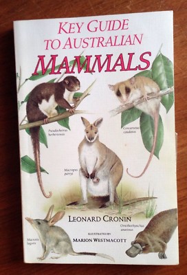 Key Guide to Australian Mammals by Leonard Cronin 1991 PB Book Illus ...