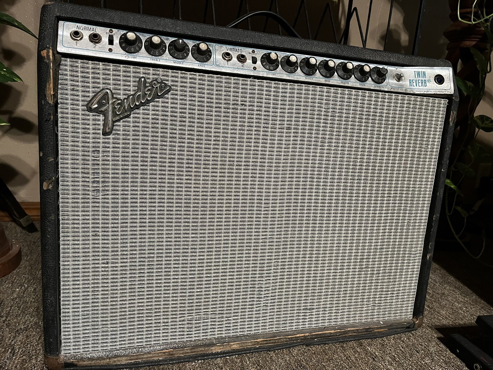 Fender Twin Reverb Silverface 1976 All Tube Amplifier 2X12 - Original ...