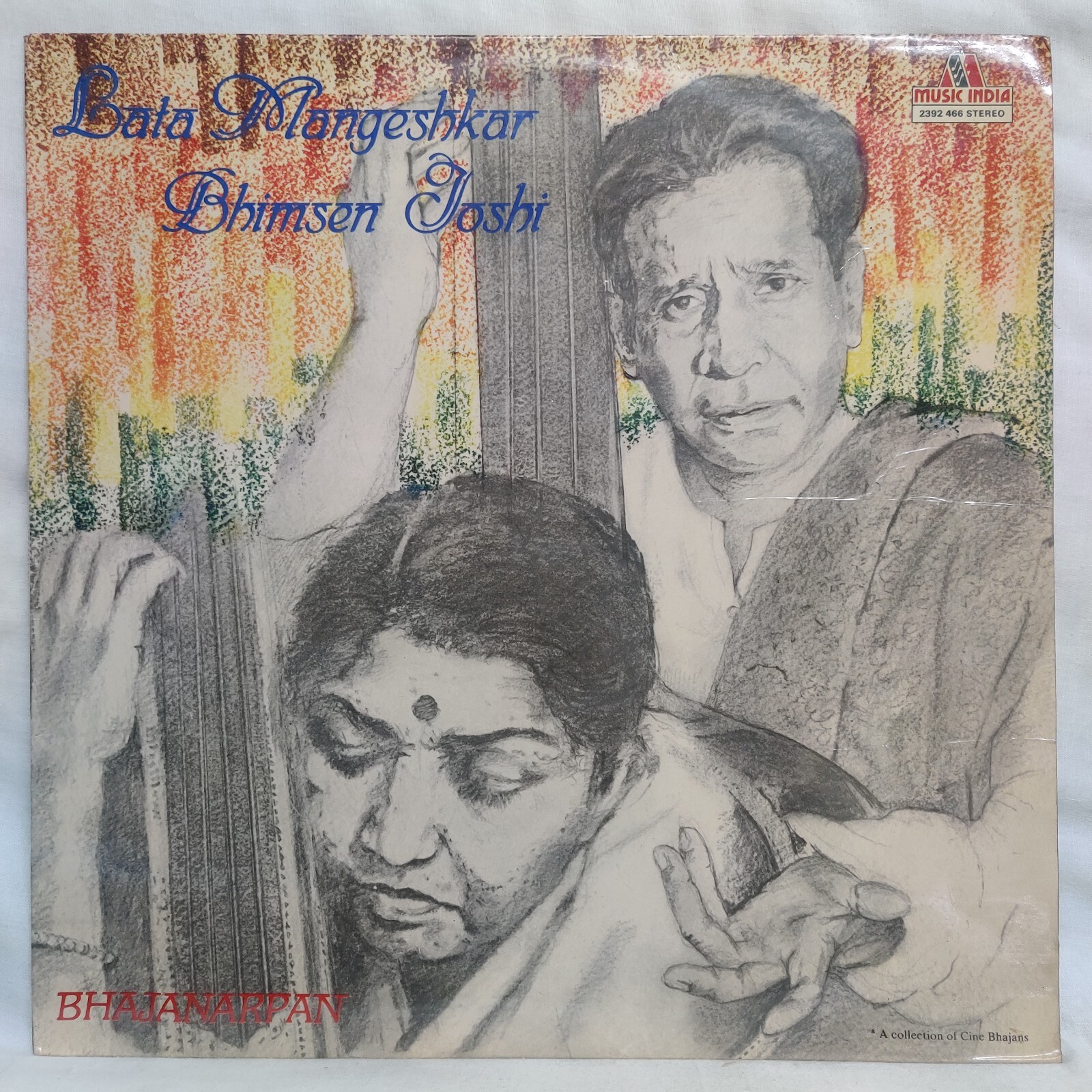 Lata Mangeshkar Bhimsen Joshi LP Vinyl Record Hindi Devotional Bollywood Indian | eBay