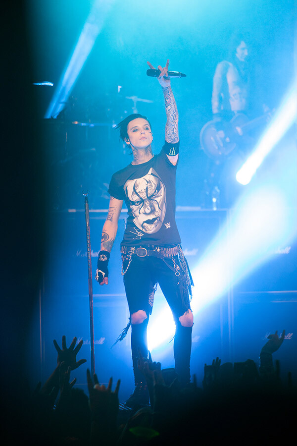 Andy Biersack On Stage