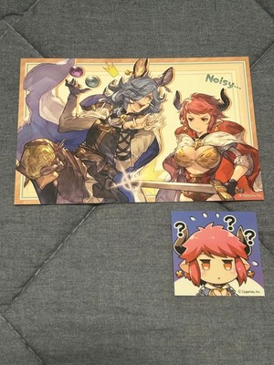 Granblue Fantasy Festival Promotional giveaway PostCard Sticker | eBay