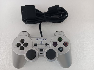 Genuine Oem Sony PS2 Dualshock 2 Controller Silver Playstation 2 ...