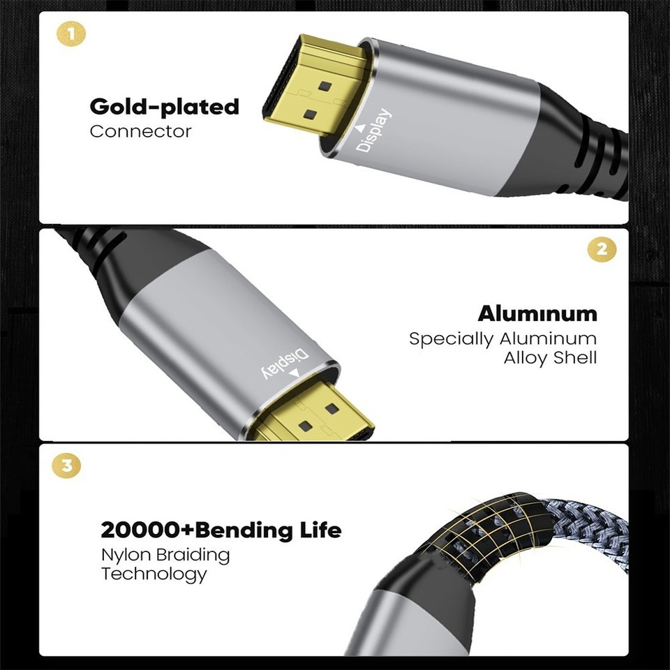 2m USB 3 0 to Video Cable for Easy Connections to Monitors and ...