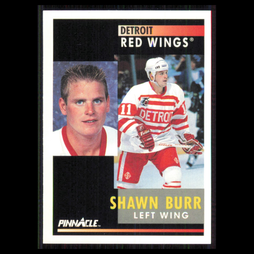 Shawn Burr #86 1991 Pinnacle Detroit Red Wings Hockey Card NHL NM | eBay