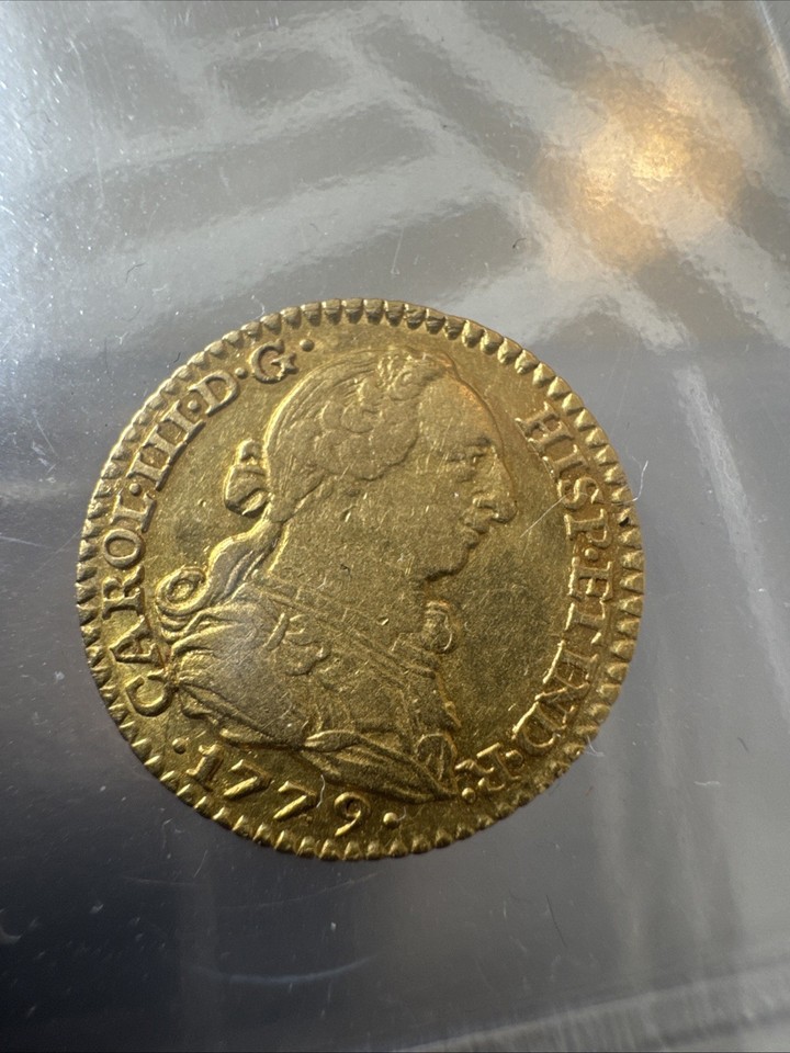 1779 Escudo Gold Coin Carlos Iii | eBay UK