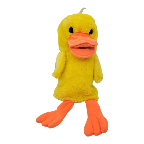 Dakin Duck Hand Puppet Plush 1982 Vintage Yellow Orange | eBay