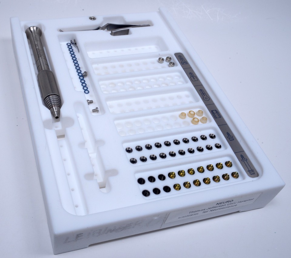 Stryker Leibinger Cranial Marker System Incomplete Kit Instrument Tray ...