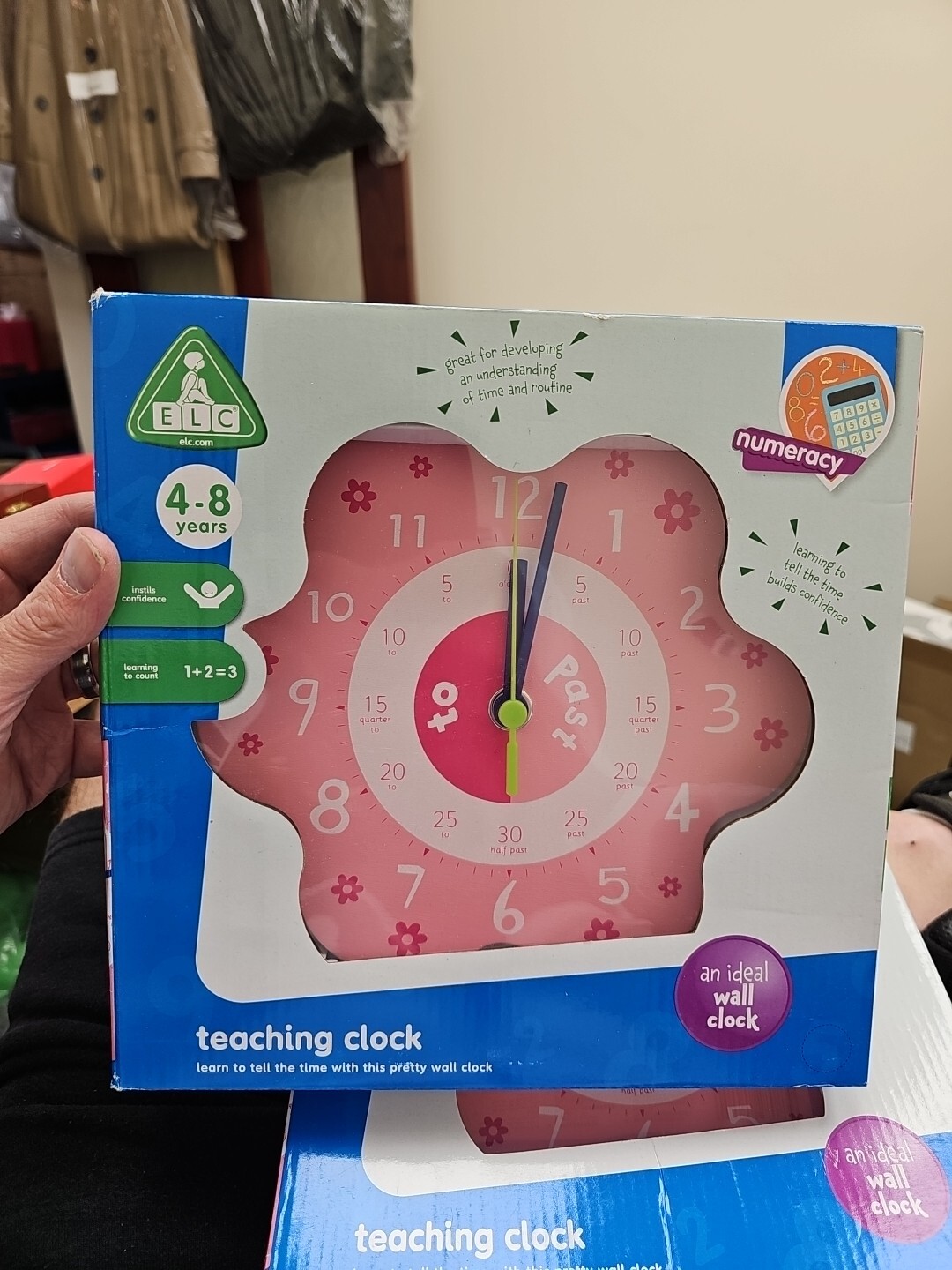 ELC Tell The Time Teaching Clock | eBay UK