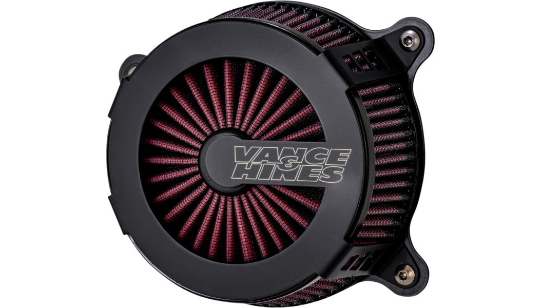 Vance & Hines 40369 Black VO2 Cage Fighter Air Intake Harley XL ...