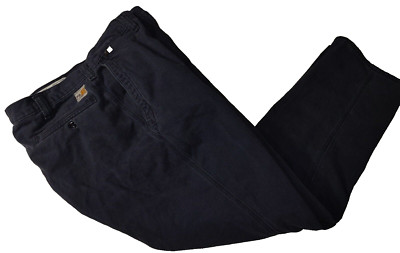 Carhartt FR CAT2 Flame Resistant 371-20 Size 40x32 NAVY BLUE COTTON ...