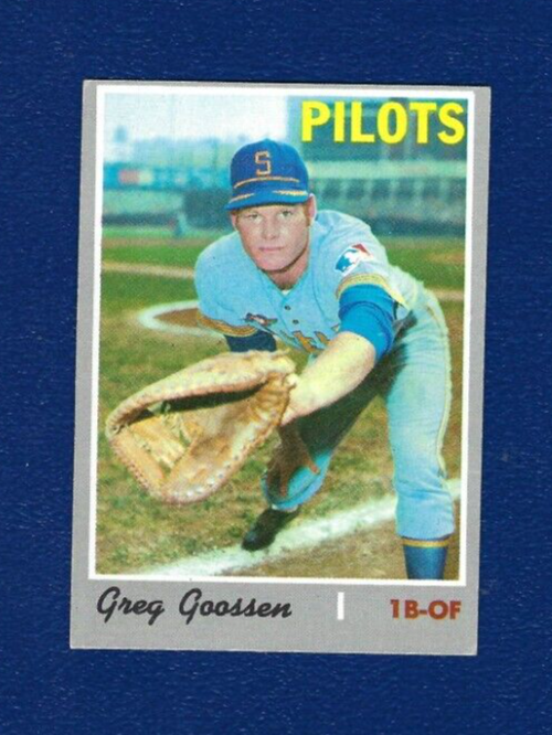1970 Topps baseball card #271 Greg Goossen Seattle Pilots EX+ | eBay