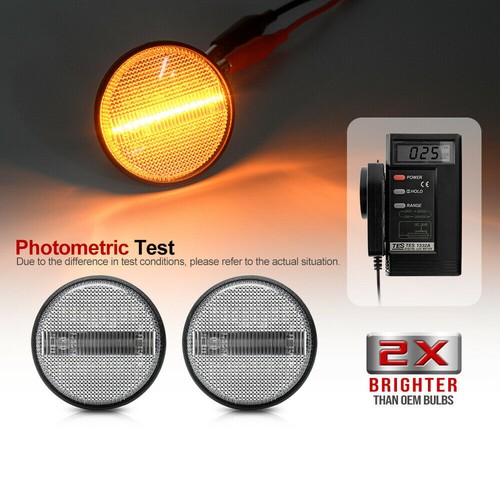 For Mazda MX-5 NA NB NC 2x Dynamic Clear Led Side Indicator Repeater ...