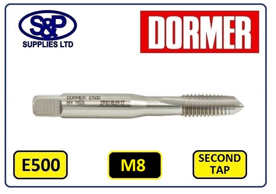 8MM DORMER E500 HSS TAP INDIVIDUAL TAPS OR FULL TAP SETS AVAILABLE M8 X ...